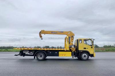 Cina Fabbrica cinese camion di recupero di salvataggio stradale su misura Foton carrozzeria a letto piatto camion di rottamazione con gru montata camion di rottamazione in vendita