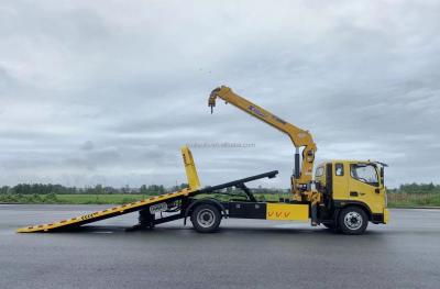 Cina Autocarro di soccorso con pianale personalizzato dalla fabbrica cinese Foton, carro attrezzi con gru montata in vendita