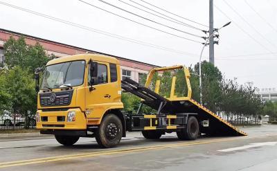 Cina Autocarro di soccorso stradale con piattaforma di traino e recupero DFAC DongFeng personalizzato in fabbrica, 4X2, 10 tonnellate, per impieghi gravosi in vendita