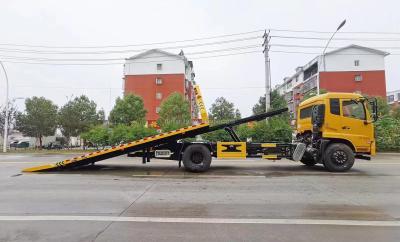 Cina Autocarro di soccorso stradale con piattaforma di traino e recupero DFAC DongFeng personalizzato in fabbrica, 4X2, 10 tonnellate, per impieghi gravosi in vendita