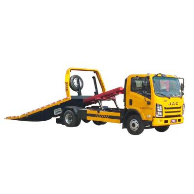 China JAC     4*2    4-5 Tons  Wrecker Obstacle Tow Tractor Truck  Trailer Truck   Roll Back for sale