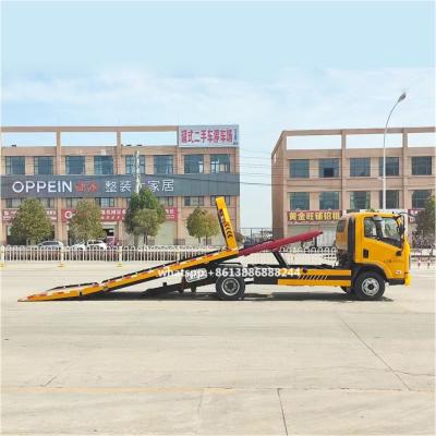 China JAC     4*2    4-5 Tons  Wrecker Obstacle Tow Tractor Truck  Trailer Truck   Roll Back for sale