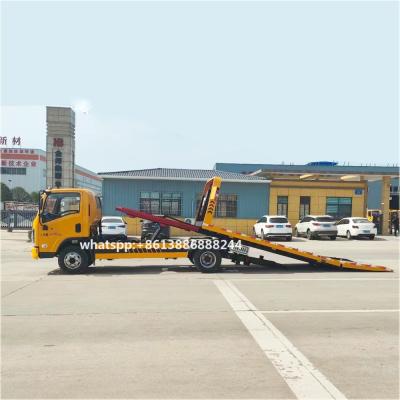 China JAC     4*2    4-5 Tons  Wrecker Obstacle Tow Tractor Truck  Trailer Truck   Roll Back for sale