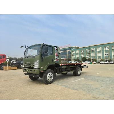 China SHOCK PRICE ISUZU 4x2 NMR KV100  Slider Platform Tow Trucks Wrecker Truck for sale