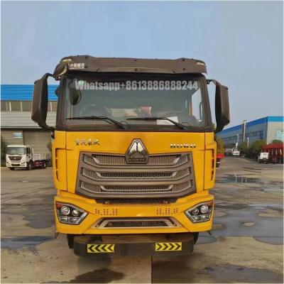 China Sinotruk 4*2 Tow Truck Platform   With  Fold Boom Crane  Folding Arm Crane Truck Mounted for sale
