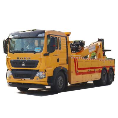 China Customized 6x4 HOWO Wrecker Truck 16 Tons Dragging Towing Trucks Wrecker Truck Road-block Removal for sale
