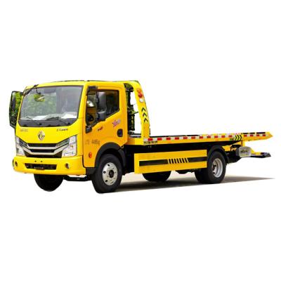 China Customized 4X2 Dongfeng Lightweight 5 Tons One Tow Two Wrecker Truck for Accident Car for sale