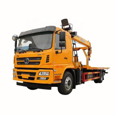 China Shacman  X6    10 Tons Road Rescue Trailer With 8  Tons Crane Breakdown  Lorry With Crane   Emergency Tender With Crane for sale