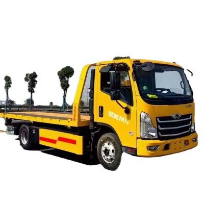China Foton 160 Horsepower Trailer 4X2 Car Mounted Rescue Vehicle, 5-ton One Trailer, One/two Way Rescue Trailer for sale