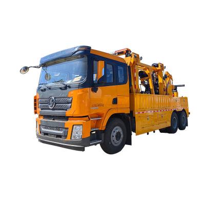 China Shacman X3000 Road Wrecker Assistance Towing Vehicle 16ton 20 Ton Tilt Tray Tow Truck for sale