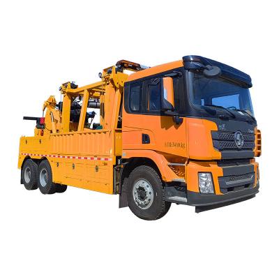 China 3 Axles 30ton Wrecker Truck Towing Unit for Evacuation of Freight Transport for sale