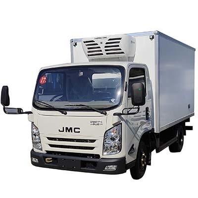 China Good Price JMC Refrigerator Truck for Fish Meat Ice Cream Transport Van Truck 2.5Tons JMC Truck For Sales for sale