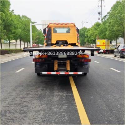 China HTC HOWO NX 10  Tons of Large Board Flight Board a Two Wrecker for sale
