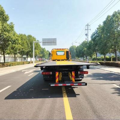 China European Airlines Long Wheelbase 10 Tons Large Plate   One Tow Two Wrecker  Multifunction Plat Form Wrecker for sale