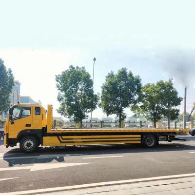 China European Airlines Long Wheelbase 10 Tons Large Plate   One Tow Two Wrecker  Multifunction Plat Form Wrecker for sale