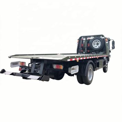China Isuzu 4x4  5-8 Tons Multifunction Plat Form Wrecker Body Tow Truck All-wheel Drive	 Roll Back  4wd Truck for sale