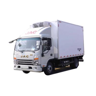 China 4x2 JAC 4.2M 5 Tons Refrigerator Trucks  Freezer Van Refrigerator Truck Wagon for Sales for sale