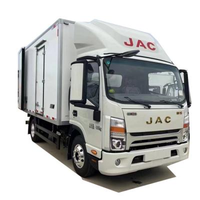 China Hot Sales New Model JAC 4x2  6Tons Refrigerator Truck Freezer Low Temperature Box for sale