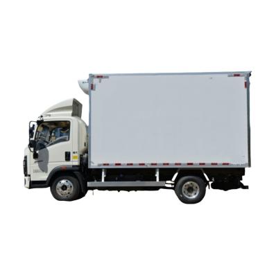 China SINOTRUK HOWO Commander 160 Horsepower 4X2 4.1 Meter Refrigerated Truck (National One to Six) (Green Leaf Refrigerated for sale