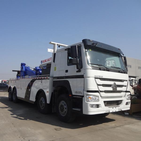 Quality SINOTRUK HOWO 40 Tons Rotator Tow Truck 8x4 Heavy Duty Roadside Assistance for sale