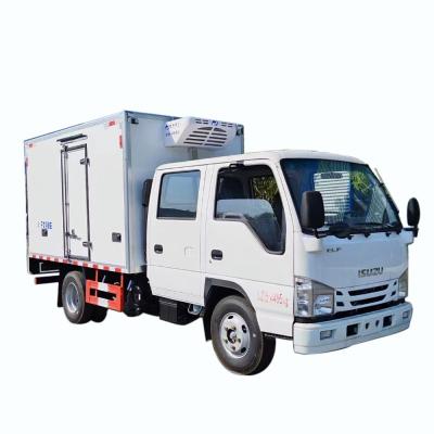 China I Suzu  4*2  Double Row   	refrigerator Truck  Freezer   Cold Storage Truck for sale