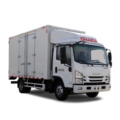 China NEW ISUZU Mini Cargo Van Trucks 4X2 120hp RHD Diesel 5Ton 7Ton Light Duty M100 Small Cargo Truck for Sale for sale