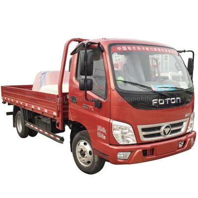 China 4x2 Light Small FOTON Small Lorry Truck Duty Aumark TX Cargo Truck Petrol 116HP Engine 3Tons 4Tons 5Tons Best Price For Sales for sale