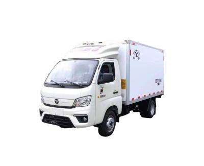 China Foton Xiangling M1 122HP 3.12m 4X2 Refrigerated Freezer Truck  Van Refrigerator Trucks Refrigerated Box Truck for sale
