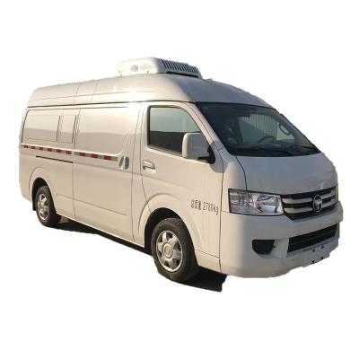 China Foton Mini Refrigerator Truck Transport Fruit Vegetable 1ton Refrigerated Truck for Sale for sale