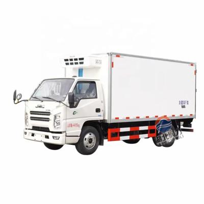 China Best selling JMC  4*2 Single Row Van Refrigerator Truck   Wagon for sale