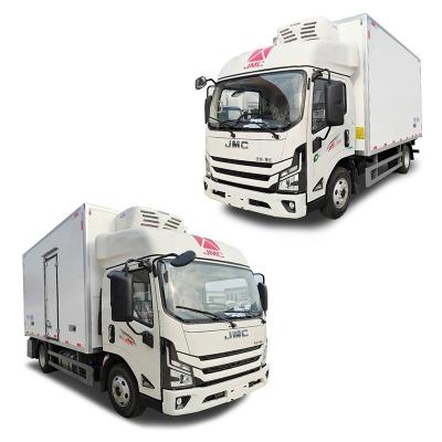 Chine JMC 4x2 Nouveau Camion Porteur Plus JMC 822 3 Tonnes 5 Tonnes Camion Frigorifique Congélateur à vendre