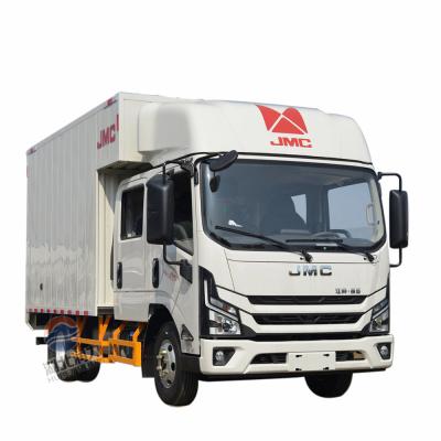 Chine Meilleurs vendeurs JMC Kaiyun Fourgon à double cabine à carrosserie large avec bon prix   Camion de transport de marchandises     Fourgon de fret à vendre