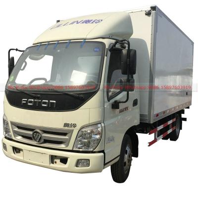 Cina Mini Foton Camion Rifrigerazione Camion Reefer Camion con Motore a Benzina 103 HP in vendita