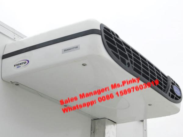 Quality Mini Foton Refrigerated Box Truck Reefer Van Truck With 103HP Petrol Gasoline for sale