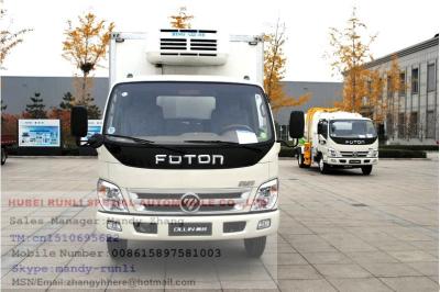 Cina Autocarro Frigorifero Foton da 1,1 tonnellate con cassone isotermico Thermo King, 6 pneumatici in vendita