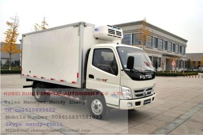 Cina Autocarro Frigorifero Foton da 1,1 tonnellate con cassone isotermico Thermo King, 6 pneumatici in vendita