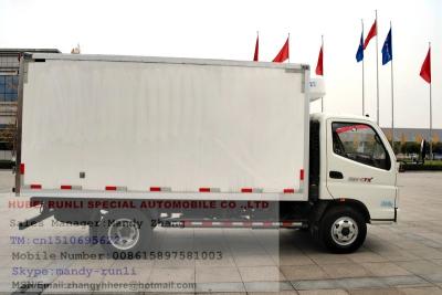 Cina Autocarro Frigorifero Foton da 1,1 tonnellate con cassone isotermico Thermo King, 6 pneumatici in vendita