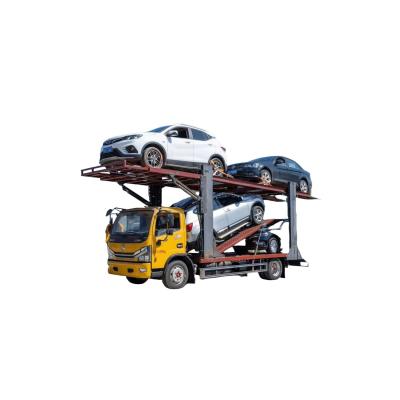 Cina DFAC DongFeng Dollywood Tre-bit Plate Double-deck Veicolo Trasportatore Un rimorchio Tre Uno rimorchio Quattro Flatbed Truck in vendita