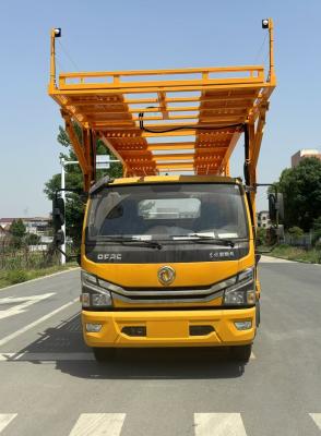 Cina DFAC DongFeng Dollywood Tre-bit Plate Double-deck Veicolo Trasportatore Un rimorchio Tre Uno rimorchio Quattro Flatbed Truck in vendita