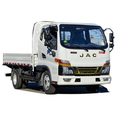 China Customized Low Price  4X2 JAC Chassis Truck Van Trucks Cargo Van Truck With 3.37 Meter Cargo Boxes for sale
