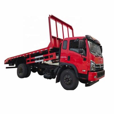 Cina Dongfeng Dump Self Unload Flat Plate Truck Flatbed Transporter Con Motore Yuchai in vendita