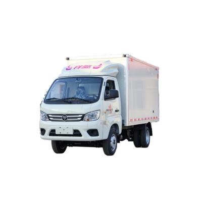 Китай Фабрика Горячая продажа 4X2 бензин Малый мини легкий грузовик Foton XiangLing M1 Коробка грузовики Ван Тип грузовики Китай Сделано продается