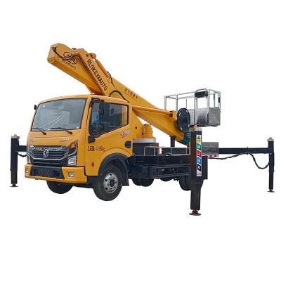 China Suizhou em promoção Dongfeng 4*2 Novo Diesel 33 m Plataforma Aérea Compacta com Lança Telescópica Reta à venda