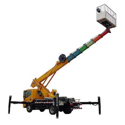 China Hubei Hot-Selling Fabrikpreis Top-Qualität kundenspezifisch Dongfeng 4 * 2 Neues Diesel 33 m Kompaktes Design Luftarbeitsplattform LKW zu verkaufen