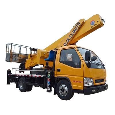 China Hot-Sale JMC Neues Diesel Kraftstoffeffizienz 4*2 31m 4,5 Tonnen Luftplattform Hochgebirgsfahrzeug zu verkaufen