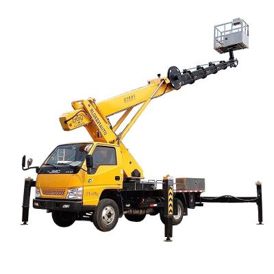 China JMC 4x2 31m New Diesel Hydraulic Aerial Work Platform High-Altitude Operations Truck Mounted Aerial Lift for sale
