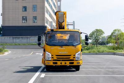 China Factory ISUZU Customized Telescopic Hydraulic Boom Bucket Aerial Work Platform Truck High Altitude Operation Truck for sale