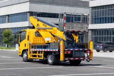 China Factory ISUZU Customized Telescopic Hydraulic Boom Bucket Aerial Work Platform Truck High Altitude Operation Truck for sale