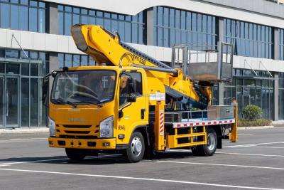 China Factory ISUZU Customized Telescopic Hydraulic Boom Bucket Aerial Work Platform Truck High Altitude Operation Truck for sale