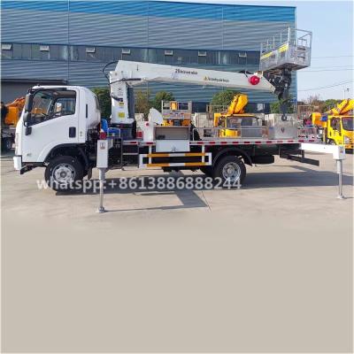 China I Suzu's Three-in-one Truck for Lifting and Loading at High Altitude   Delivery Truck  Bucket  Truck for sale
